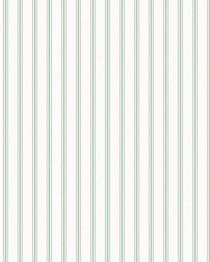 Green Striped Wallpaper